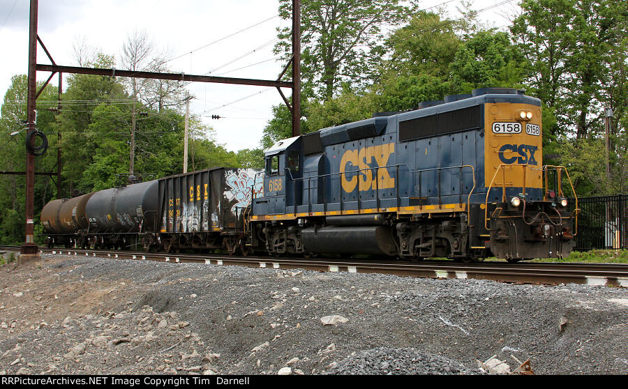 CSX 6158 on local C770